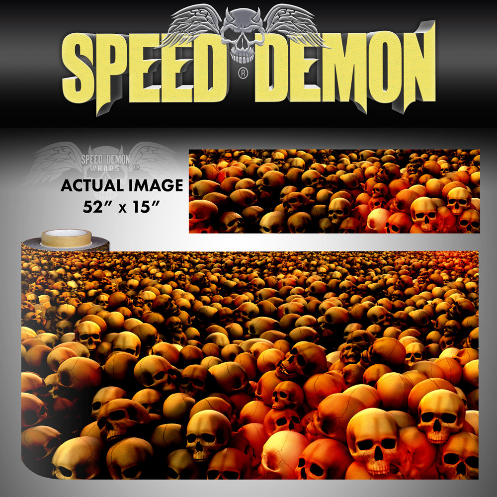 Skull Wrap Sheets By The Foot – tagged "Skull Sheet" – Speed Demon Wraps