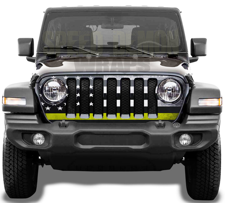 Jeep Wrangler Grill Wraps 2018-2025 JL – Speed Demon Wraps
